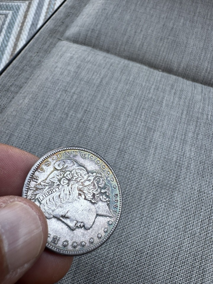 A 1890 CC Morgan Silver Dollar High Valuation On Coin Snap (Toner) | eBay