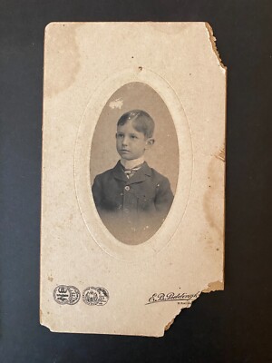 Victorian Era / Portrait of a young Harry James McCormack - Alabama | eBay