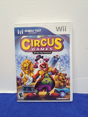 Family Fest Presents Circus Games 20 Big Top Classics NIntendo Wii 2008 ...