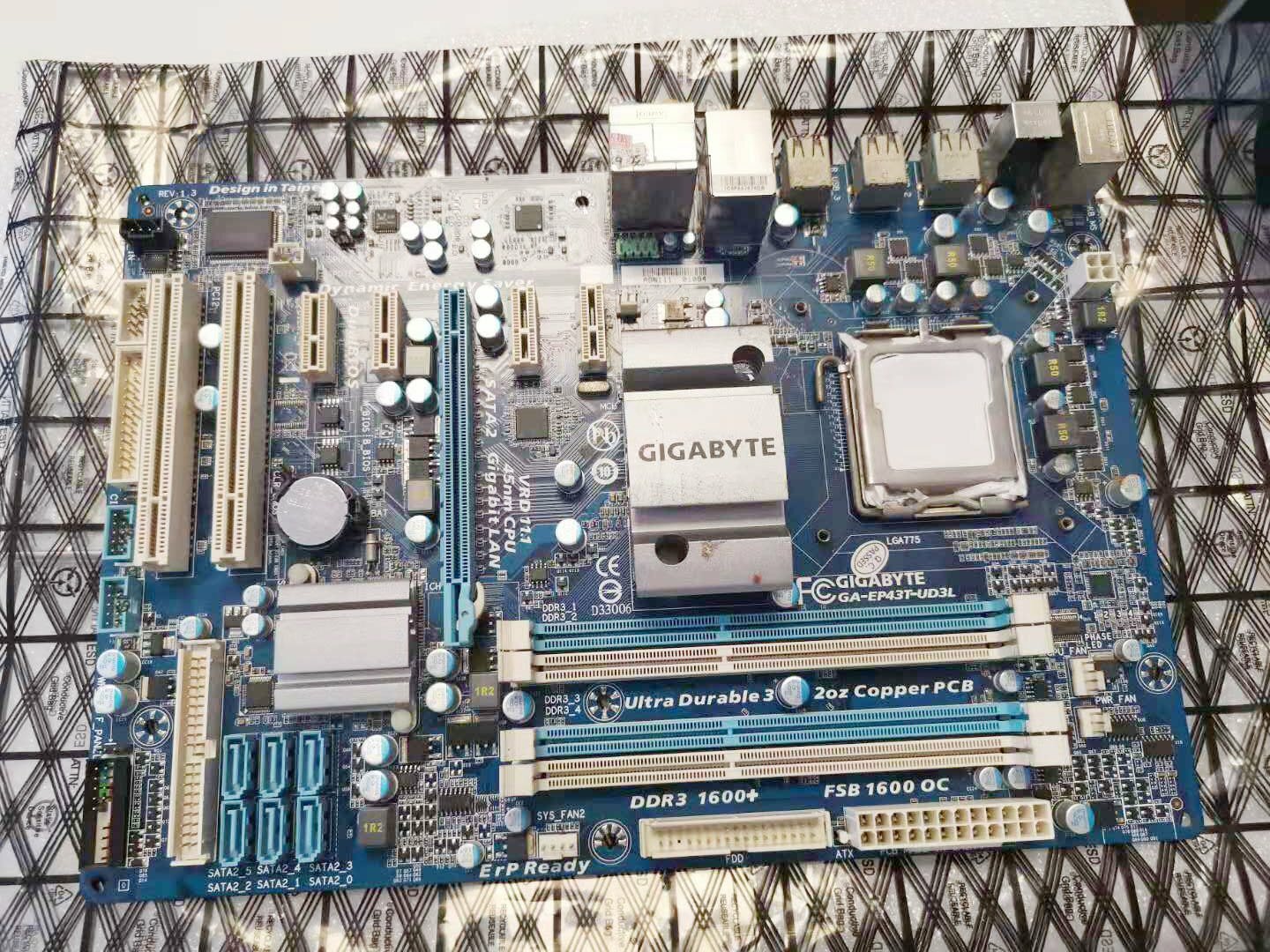 For Gigabyte GA-EP43T-UD3L Original Used DDR3 Motherboard EP43T-UD3L ...