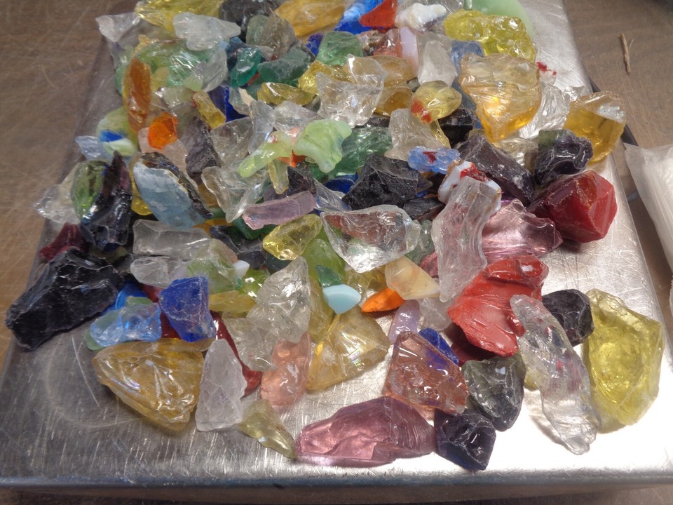 Glass Rock Slag Pretty Multi Colors 5.0 lbs WW93 Rocks Landscaping ...