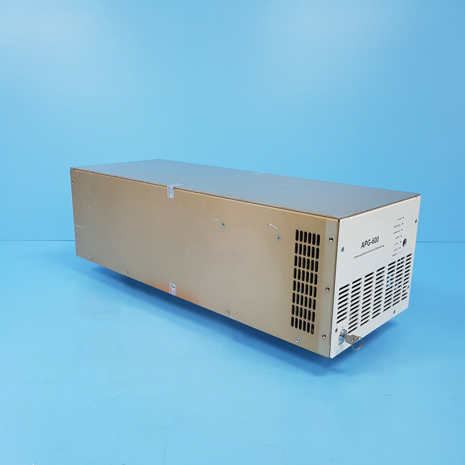 000-1205// ASE APG-600 (#1) G06-0130-HA101S1 RF PLASMA GENERATOR [ASIS ...