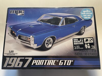 MPC 1967 Pontiac GTO 1/25 Model Kit Sealed (S2) | eBay