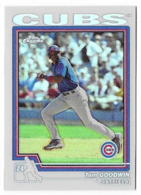 TOM GOODWIN 2004 Topps Chrome Baseball Refractor # 289 Chicago Cubs ...