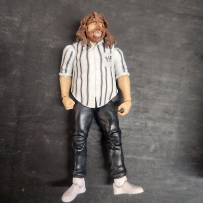 Custom Mattel WWE WWF Mankind Referee Custom Figure | eBay