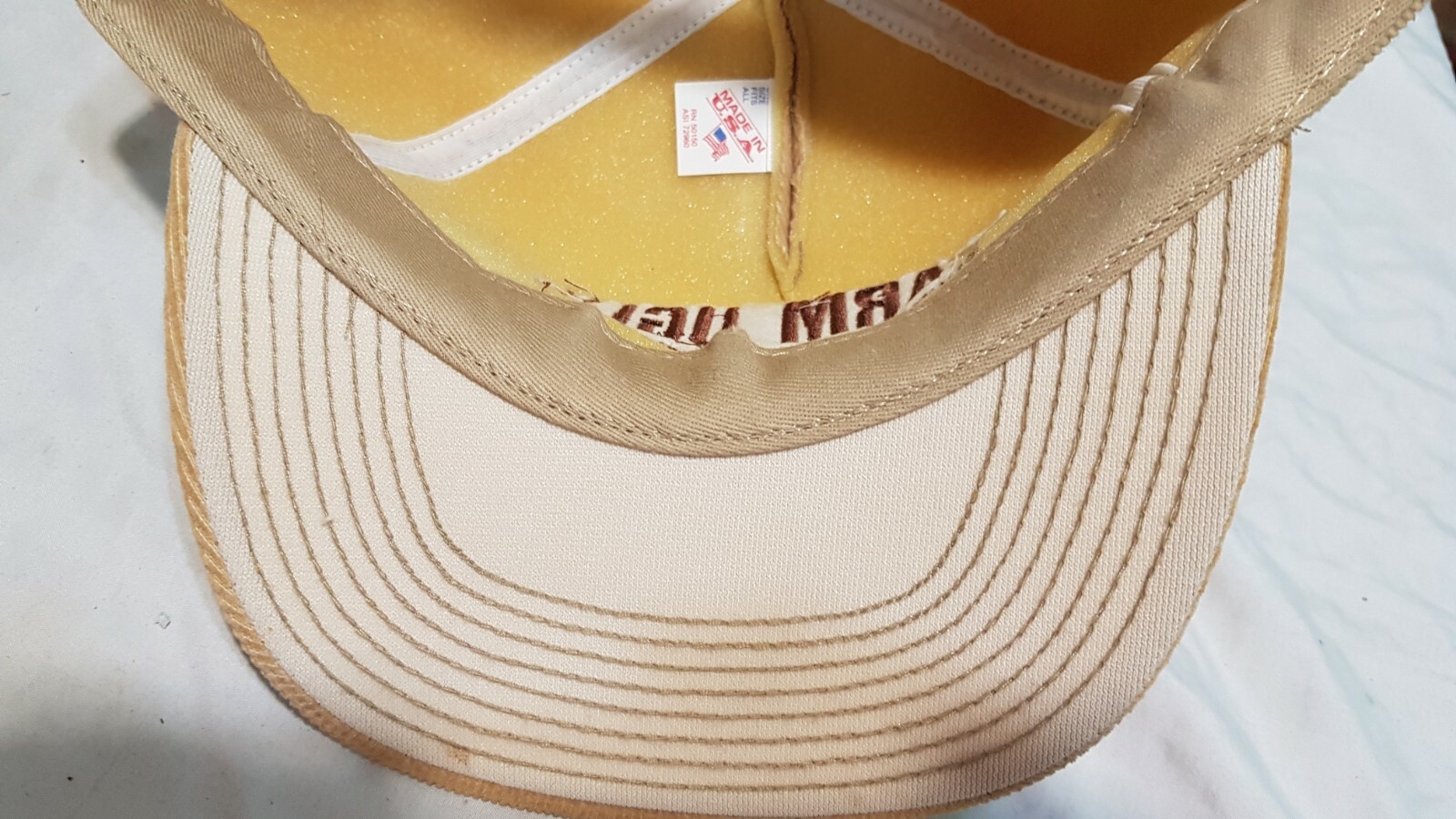 FARM UGLY Cap Trucker Hat Snapback Baseball Vintage retro 80s CORDUROY ...