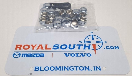 Genuine Volvo Chrome Lug Bolt Covers 31471082 OE OEM | eBay