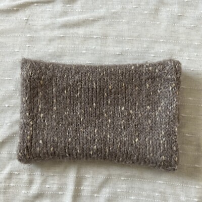 Tan and Gold Thread, Infinity Knit Scarf | eBay