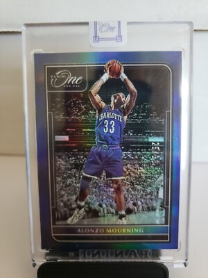 2021-22 Panini One & One Alonzo Mourning Blue #25/30 Hornets | eBay