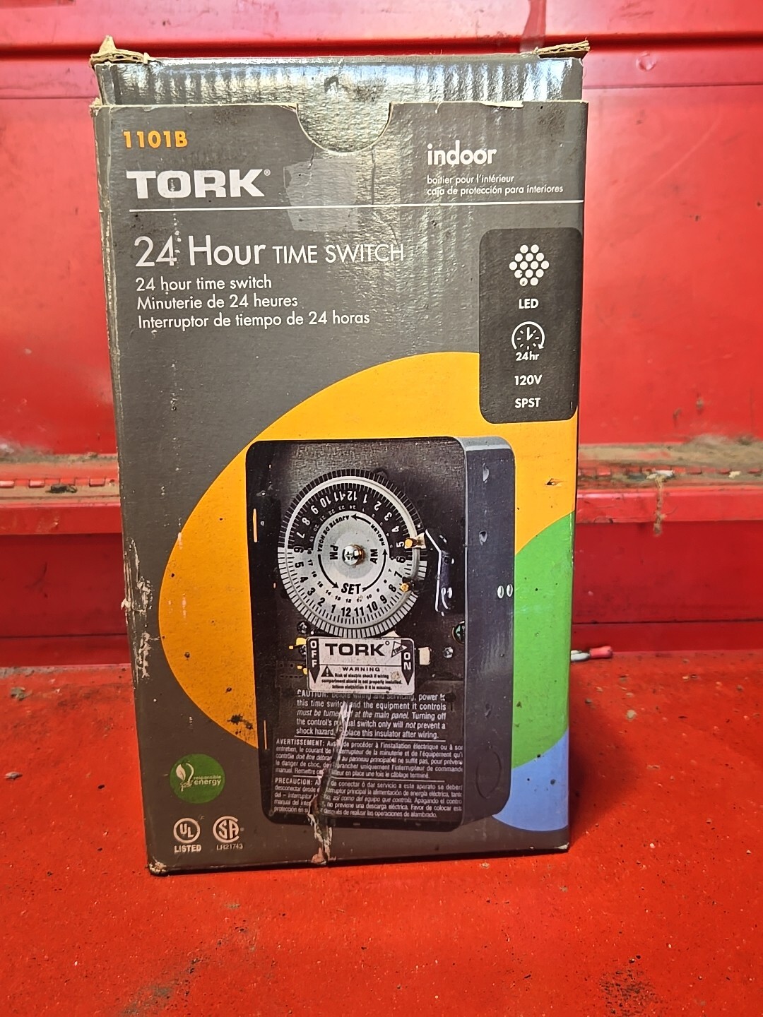 NSI Tork 40A 120V SPST Indoor Mechanical Time Switch (1101B) NEW ...