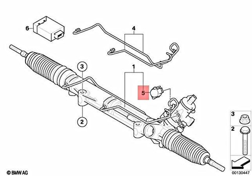 For BMW Genuine Power Steering Control Valve Front 32106788658 | eBay
