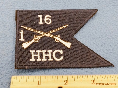 US Army HHC Co 1st Bn 16th Infantry Regt 4" Guidon flag patch | eBay
