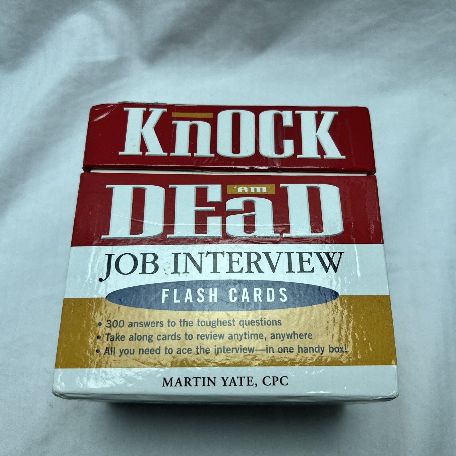 Knock em Dead Job Interview Flash Cards: 300 Questions Answers to Help ...