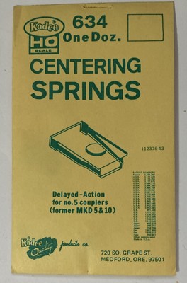 Kadee #634 Magne-Matic Centering Springs HO | eBay