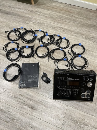 Roland TD-30 Electronic Drum Module W/Power Cord and Cables | eBay