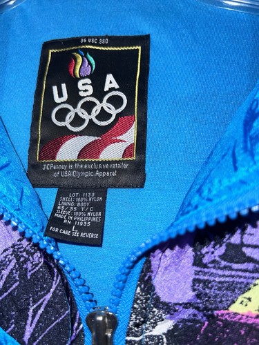 EUC Vintage 1990s JCPenney USA Olympics Windbreaker Tracksuit Set Women ...