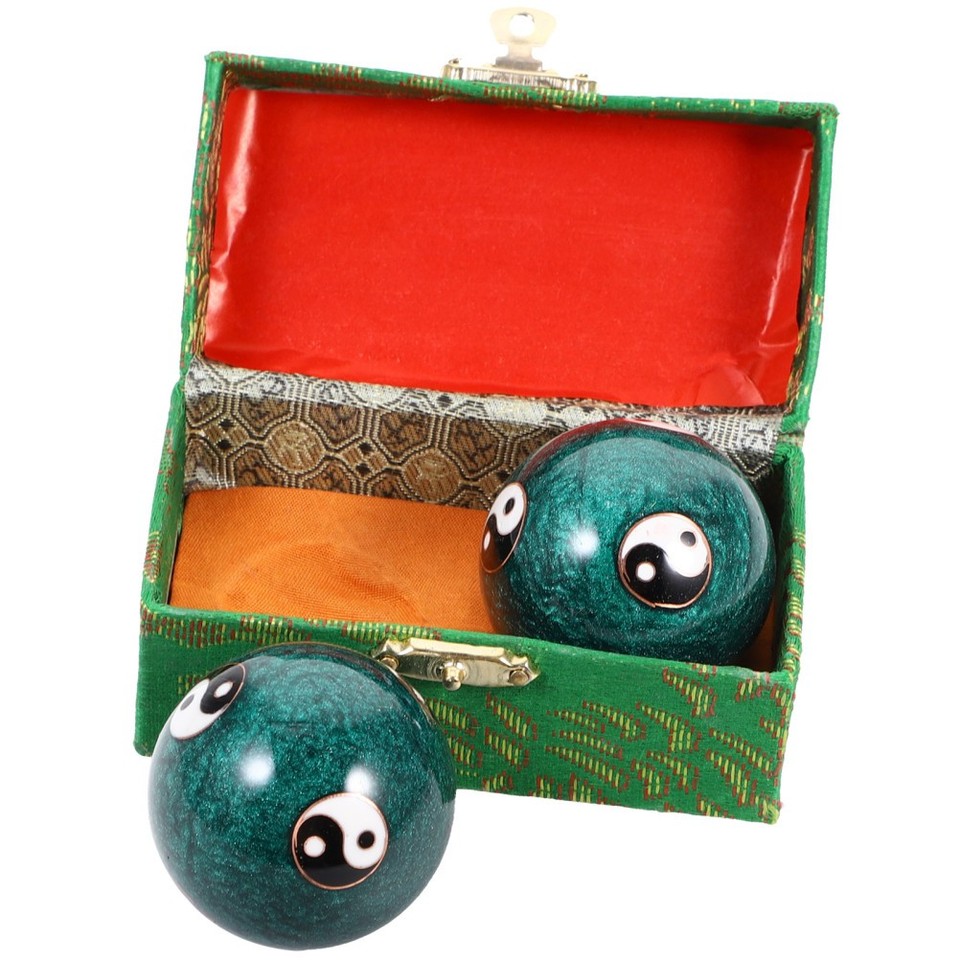 2 Pcs Reusable Metal Handballs Hand Massage Hand Exercise Tool | eBay ...