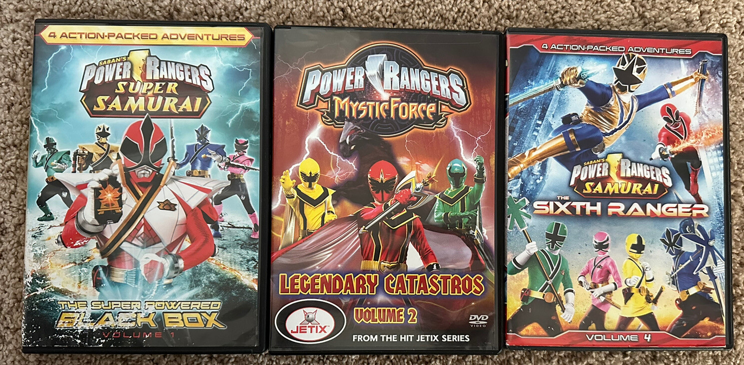 SET OF 3 Power Rangers Volume 1-2; 4 Cases Included 31398168225| eBay