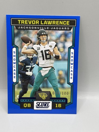 2023 Panini Score Trevor Lawrence #17 Jacksonville Jaguars Showcase ...
