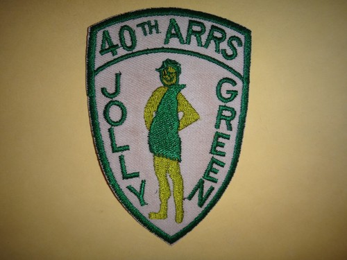 Vietnam War Patch USAF 40th ARRS Aero Rescue & Recovery Squadron JOLLY ...