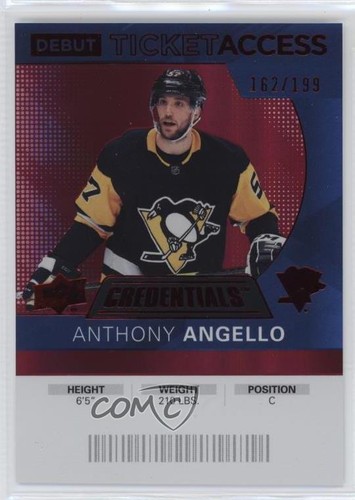 2021 Upper Deck Credentials 2020-21 Debut Ticket Access Red /199 ...