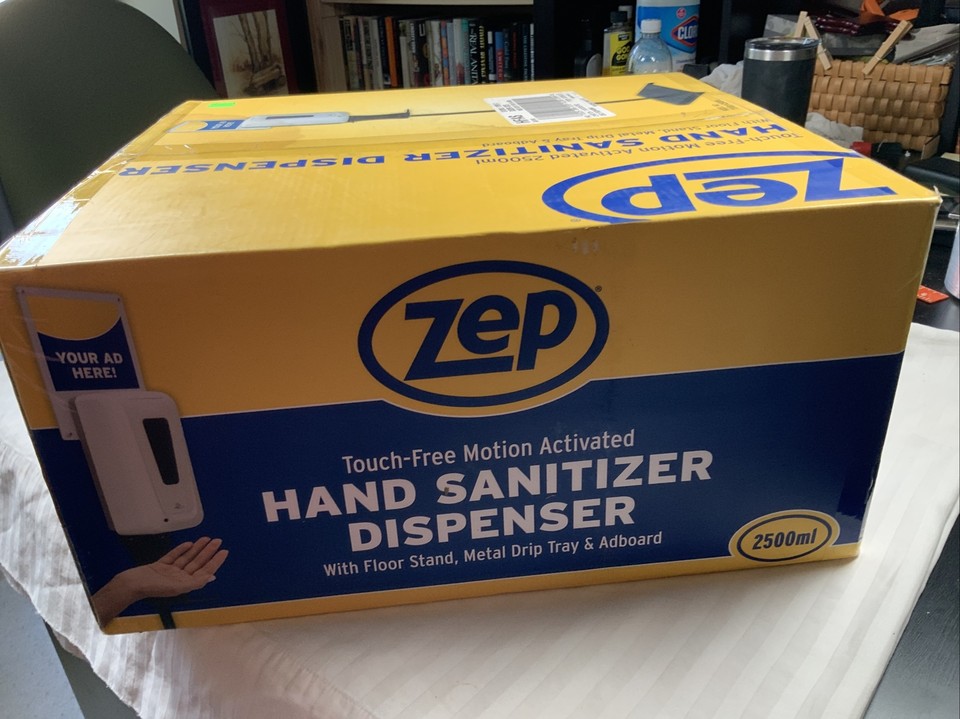 New, Zep Hand Dispenser Cleaner Touch-Free Motion & Stand TFHSU-1 ...