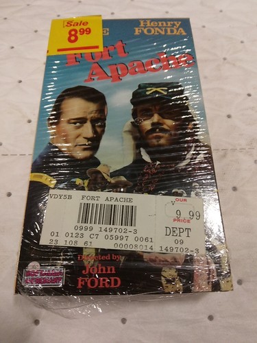 Fort Apache ~ VHS 1987, John Wayne & Henry Fonda B27 Nostalgia ...