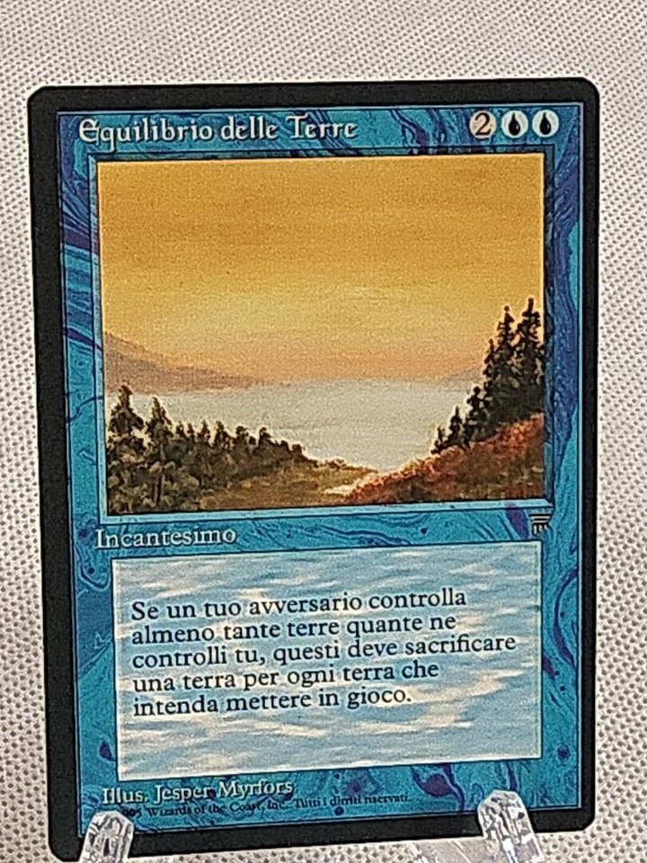 Land Equilibrium Italian Legends Reserved List Card MTG Magic The ...