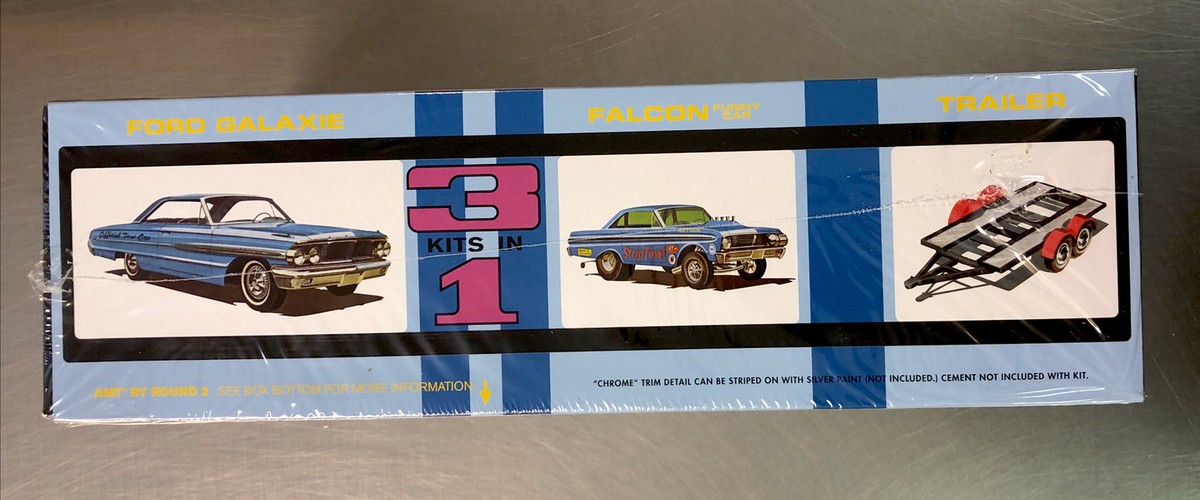 Drag Race Model Cars AMT Cal Drag Combo Model Kit - 1:25 Scale 1964 ...