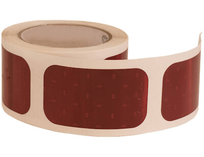 Buyers 5623520 3.5 Inch Red Rectangular DOT Stick-On Reflectors - 500 ...