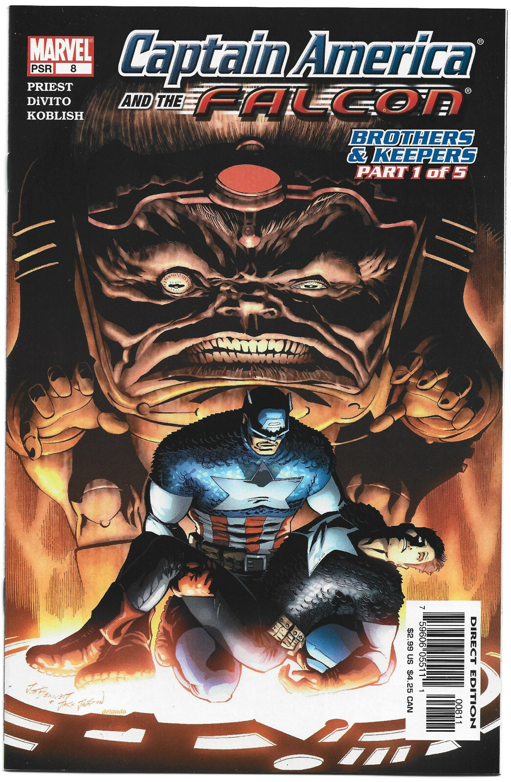 Marvel CAPTAIN AMERICA AND THE FALCON #8 (2004) Joe Bennett Christopher ...