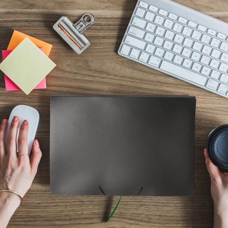 Expanding File Folder 12 Pockets File Organizer Filing Box,A4 ...