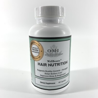 OMI WELLBEAUTY Hair Nutrition Growth Supplement for Hair Loss 60 Caps ...