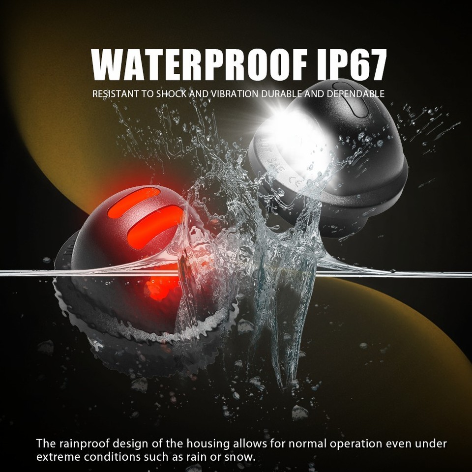 For 1999-2016 Ford F250 F150 F350 RED Tube LED License Plate Tag Light ...