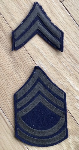 ARMY EARLY CHEVRONS, woolen woven, WW2 , all ORIGINAL PATCHES | eBay