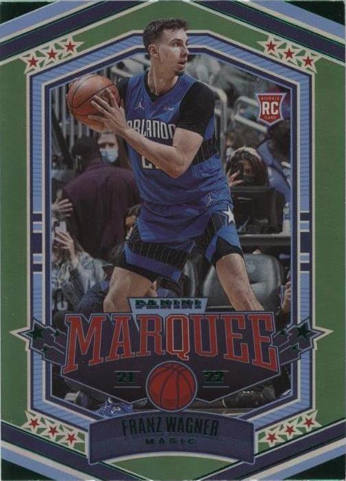 2021-22 Panini Chronicles - Marquee Franz Wagner #351 Green (RC) for ...