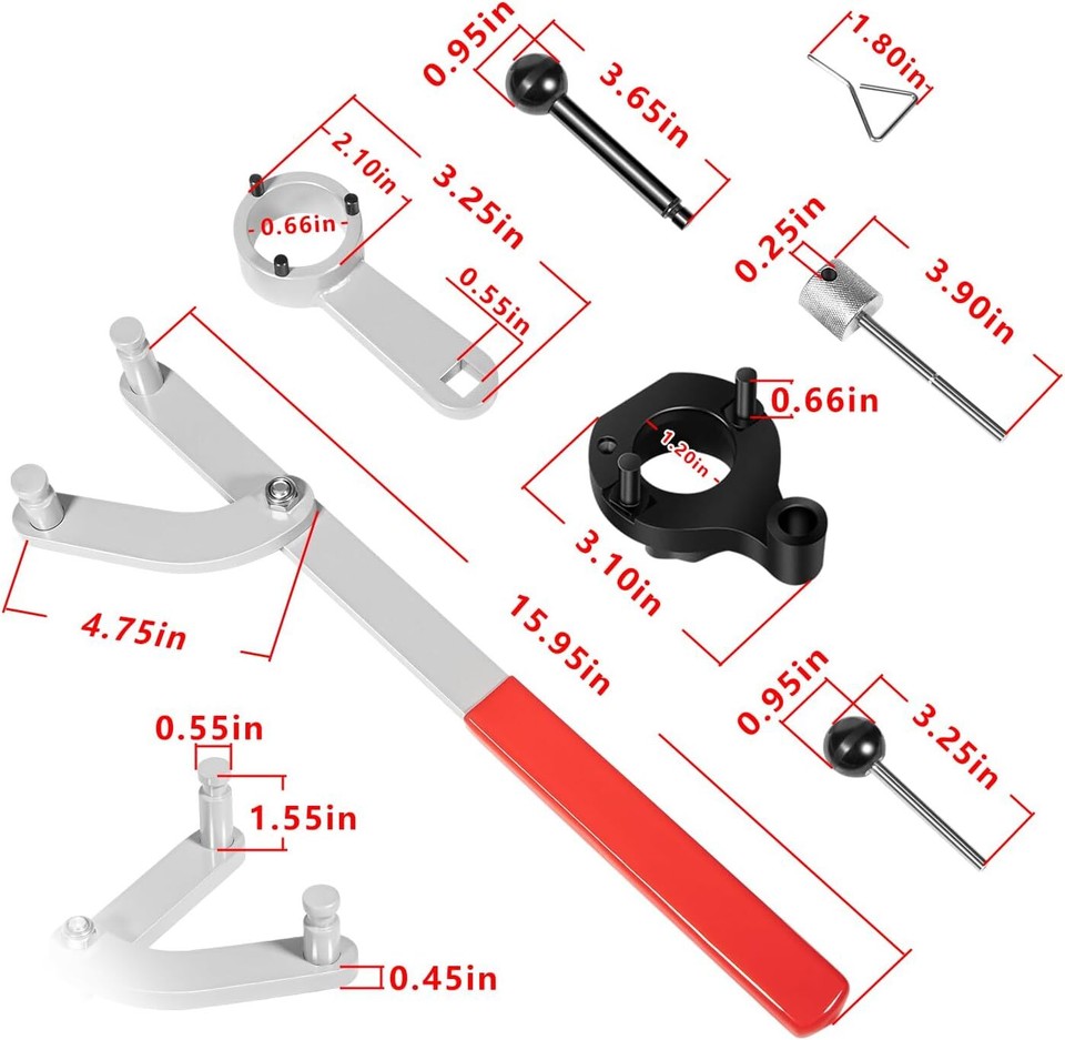 Timing Belt Tool Kit Fit for 2015+Volkswagen Jetta TDi, Golf TDi,TDI ...