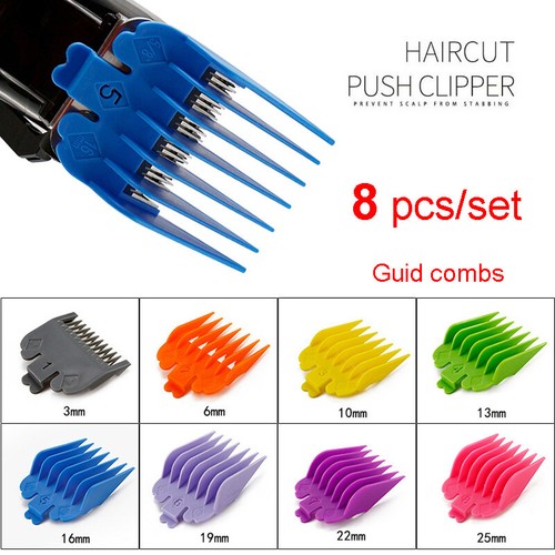8pcs Hair Clipper Limit Guide Comb Barber Replacement fit WAHL Hair ...