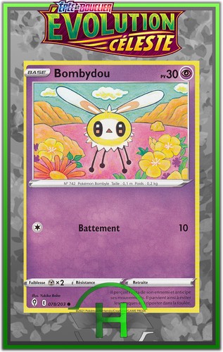 Bombydou - EB07:Celestial Evolution - 078/203 - New French Pokemon Card | eBay