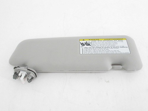 GENUINE TOYOTA PRIUS 2010-2015 DRIVER SIDE SUN VISOR LT.GRAY OEM 74320 ...