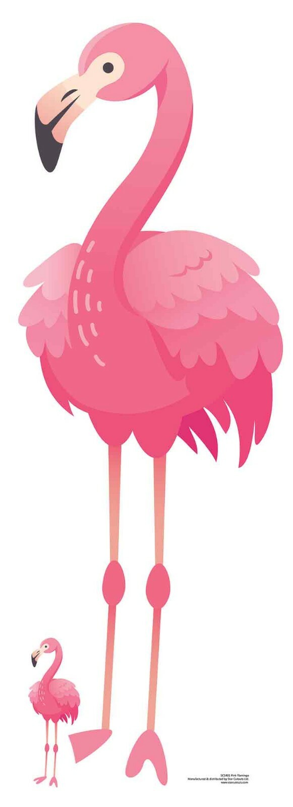 Pink Flamingo Lifesize and Mini Cardboard Cutout / Standee - Wildlife ...