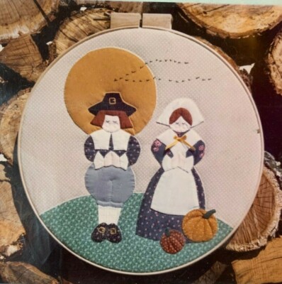 Thankful Pilgrims Hand Applique Quilt Pattern | eBay