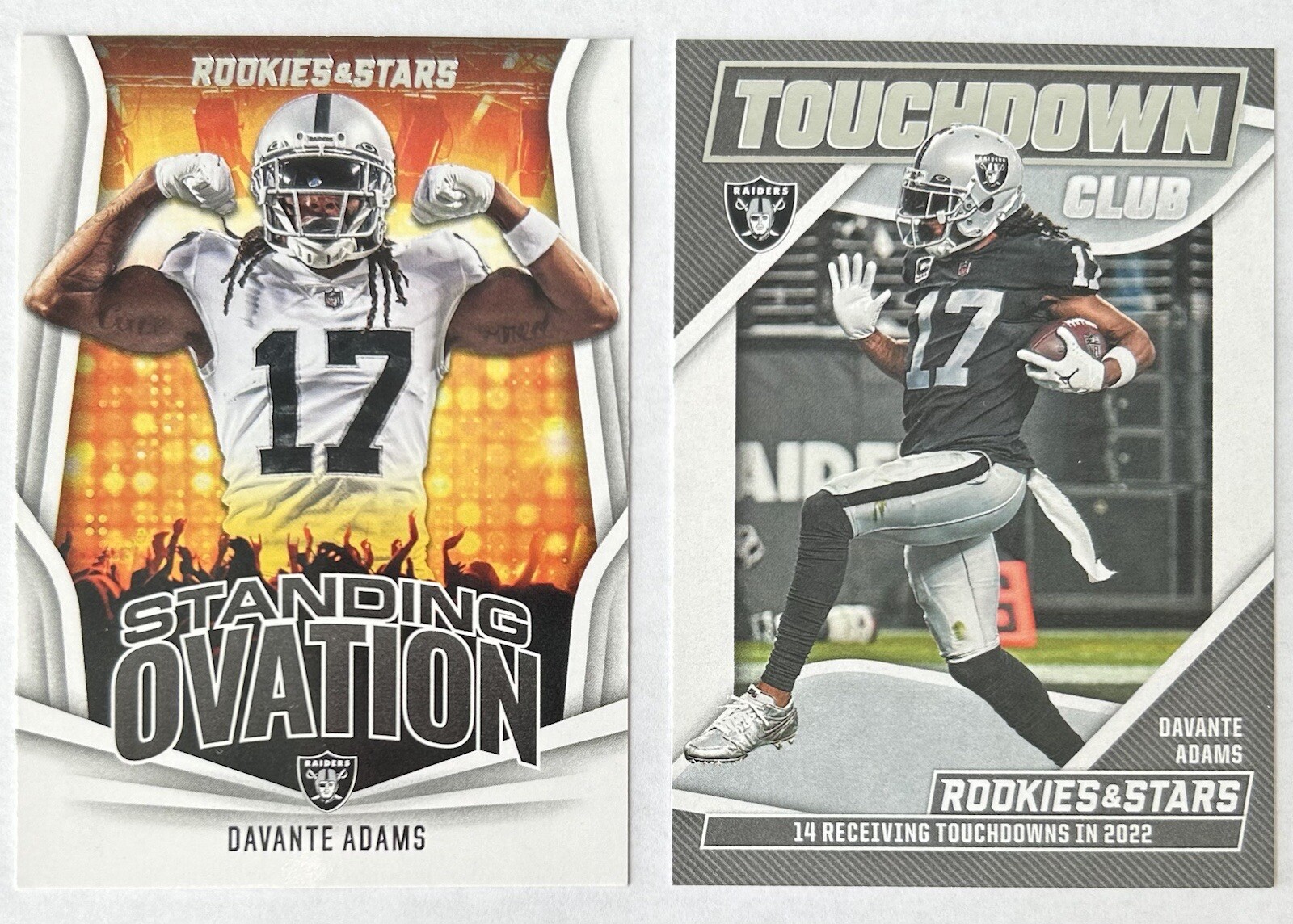Davante Adams Standing Ovation & Touchdown Club Lot 2023 Rookies ...