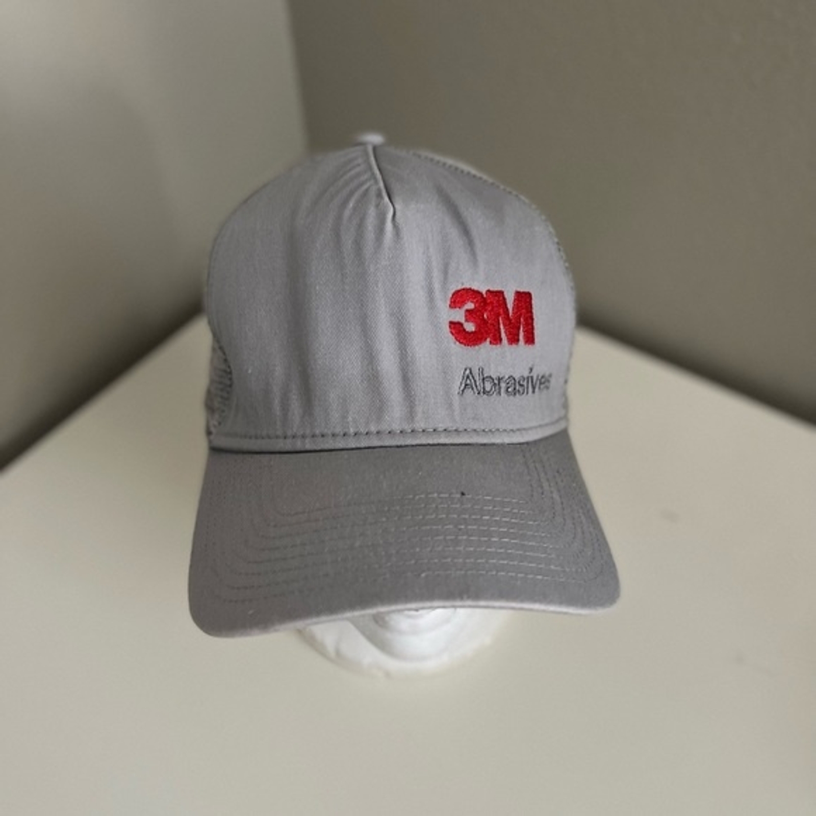 New Era 3M Abrasives Mesh Snapback Gray Baseball Hat Cap | eBay