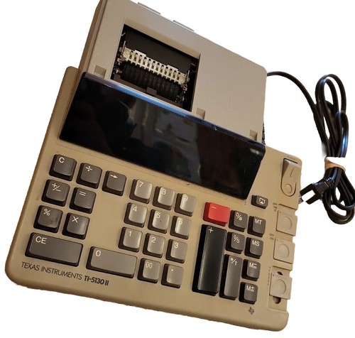 Texas Instruments Printing Calculator Ti-5130 Adding Machine Printer ...