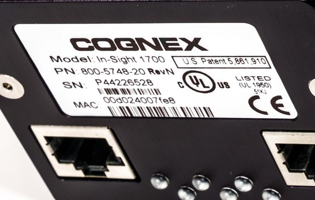 *1 YEAR * Cognex IS1700 OCR Wafer Reader In-Sight 1700 support for sale ...