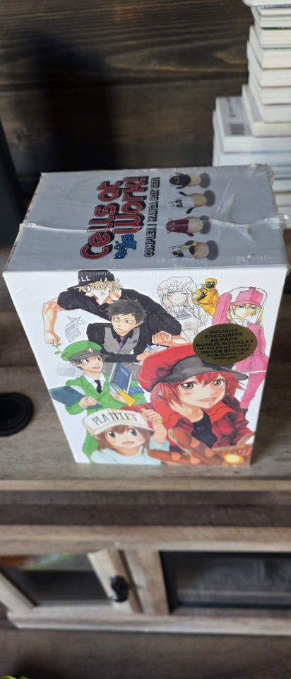 Cells at Work! Factory Sealed! Vol 1-6 Complete English Manga Box Set ...