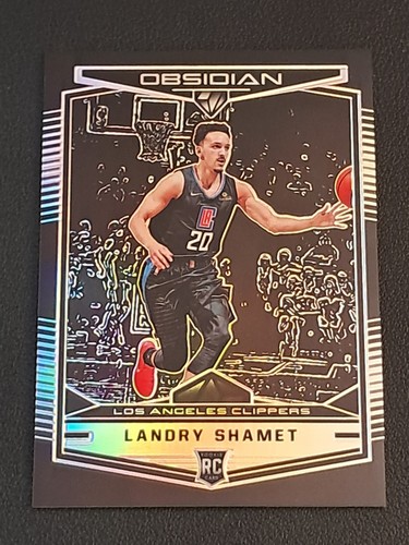 Landry Shamet RC Silver Prizm Preview 2018-19 Panini Obsidian #584 ...
