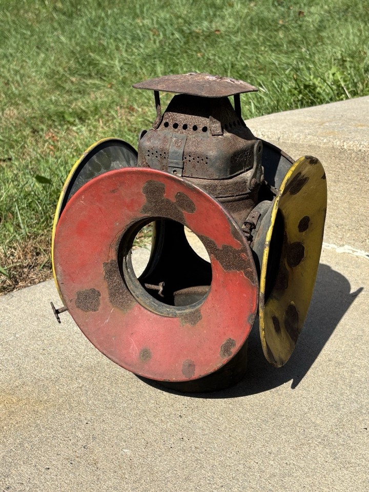 Adlake Railroad Switch Lamp Train Lantern | eBay