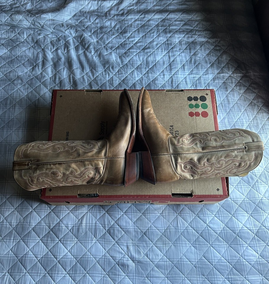 Nocona Dallas Cowboy Western Boot Vintage Men’s Size 12B MD2701 Made In ...